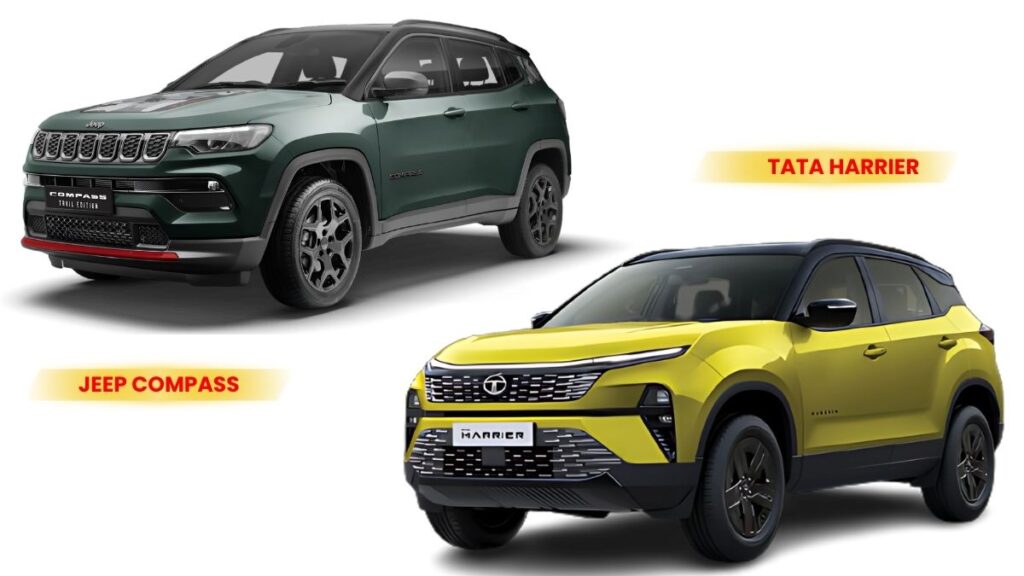 Jeep Compass vs Tata Harrier: Detailed Comparison, Features, and Buying ...